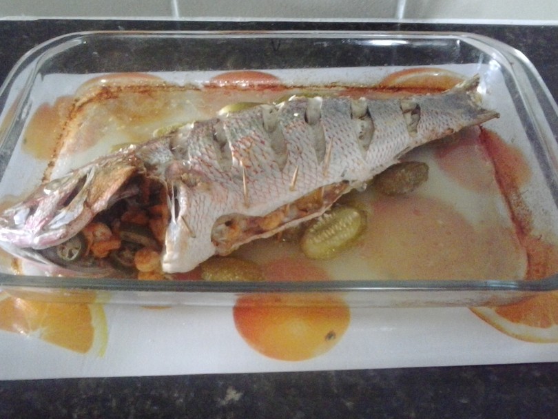 Peixe recheado | Receitas