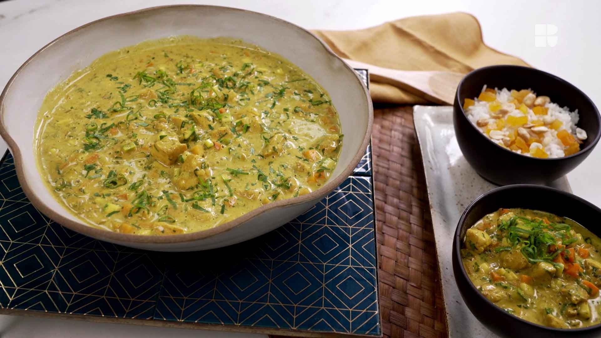 Frango ao curry cremoso | Receitas