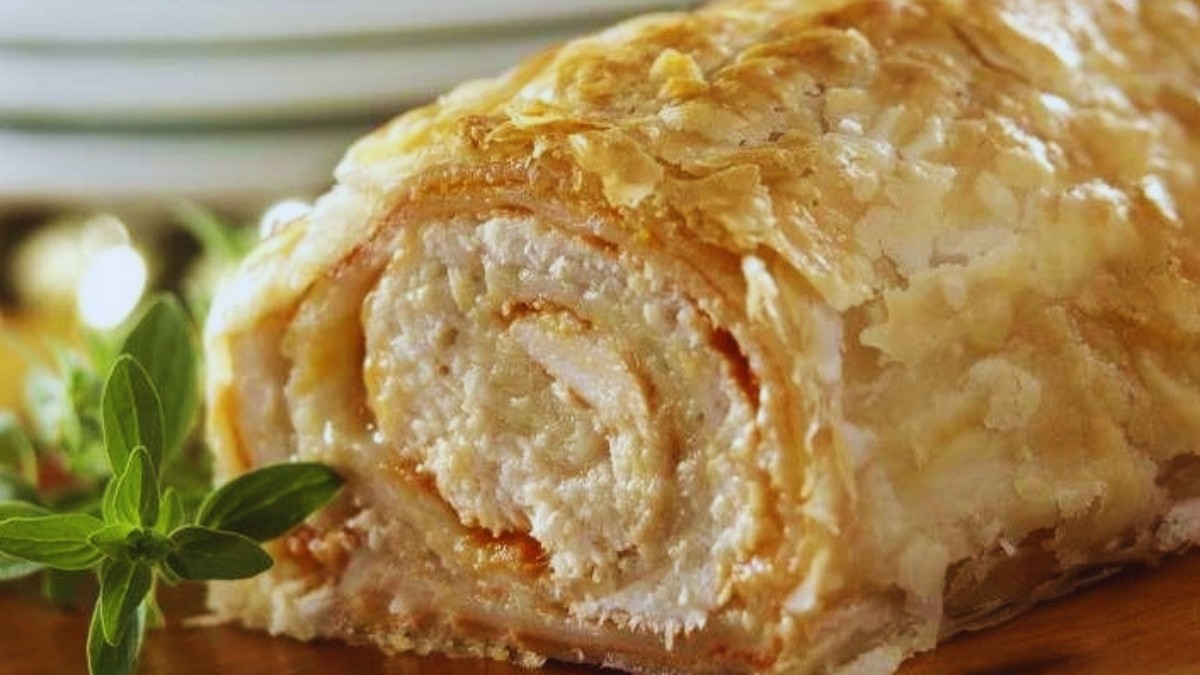 Strudel de peru e pimentão | Receitas
