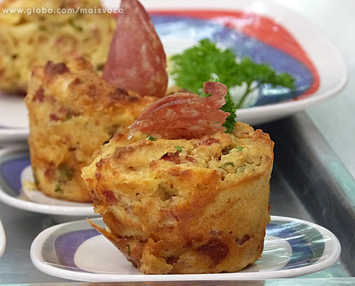 Muffin salgado | Mais Você | Receitas