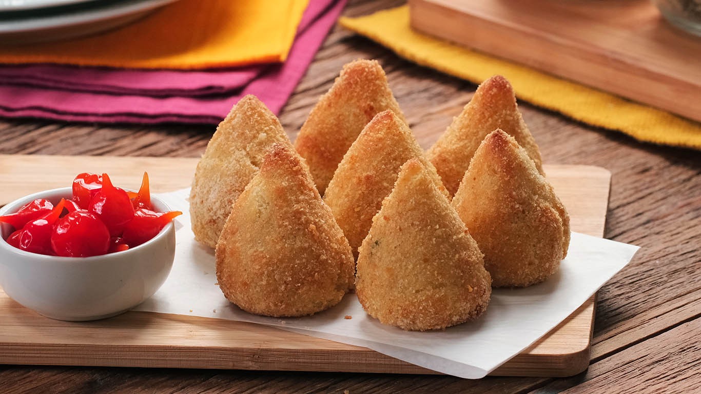 Coxinha cremosa assada | Receitas