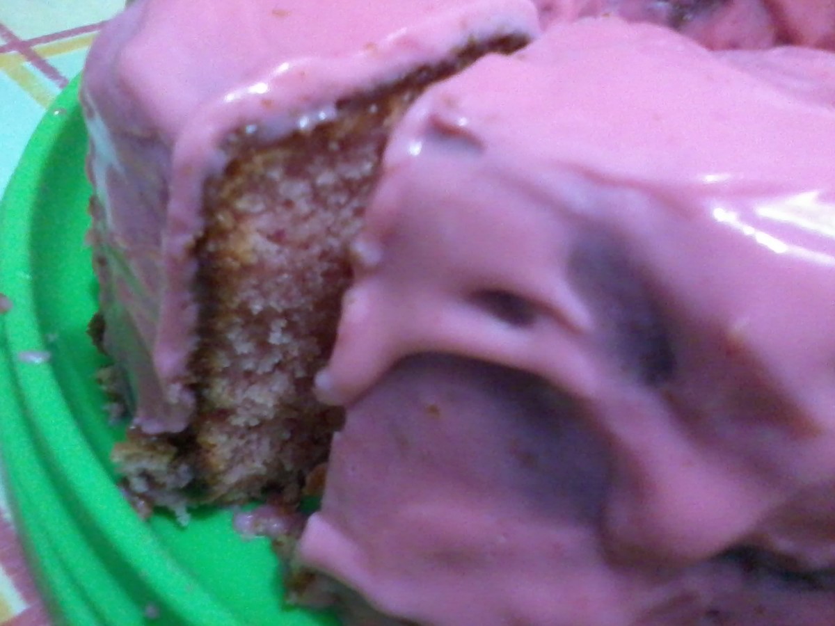 Bolo rosa | Bolos | Receitas