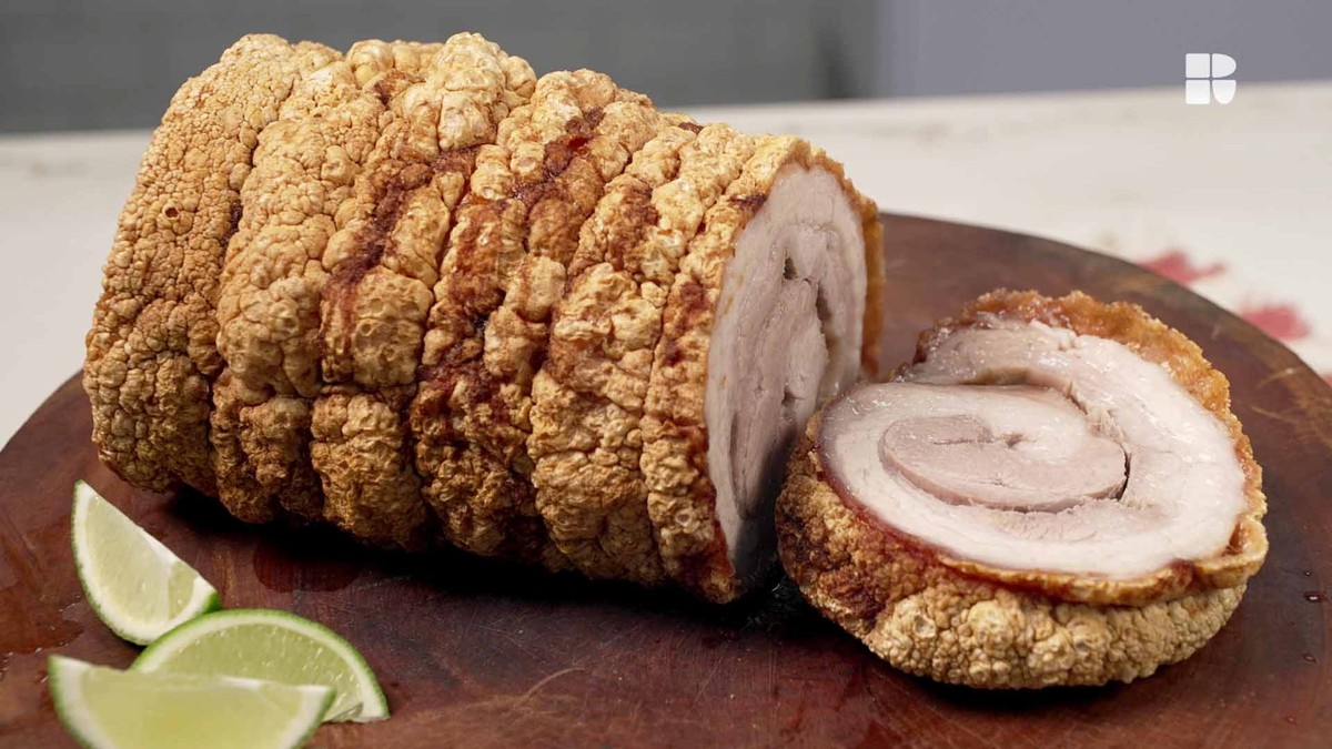 Barriga de porco à pururuca | Carnes | Receitas