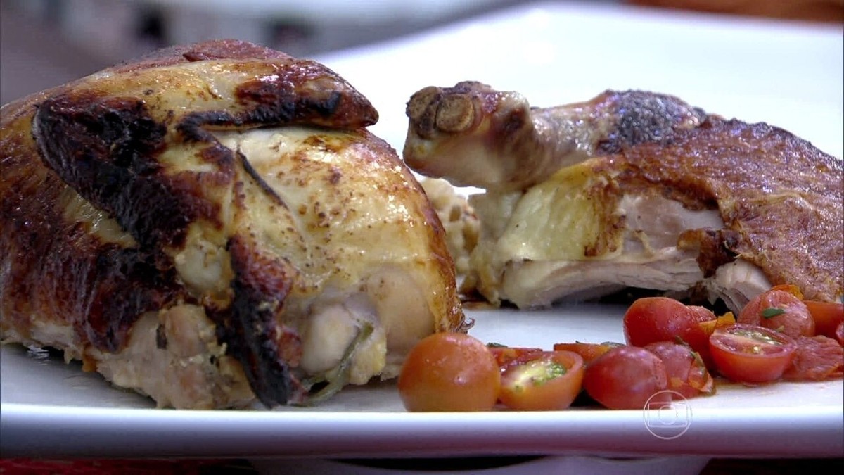 Frango assado ao leite | Mais Você | Receitas