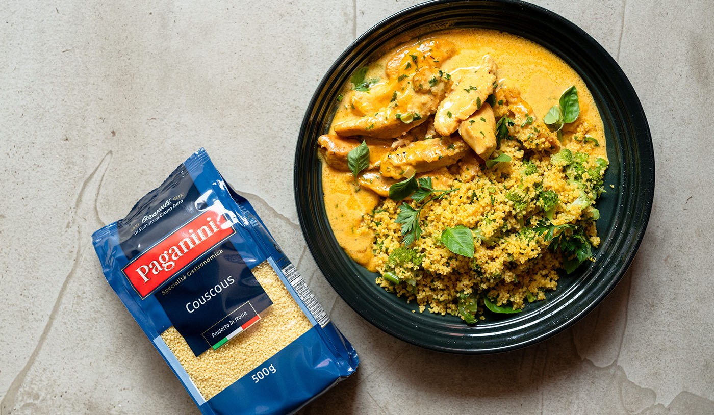 Receita de couscous com frango cremoso da chef Babi Frazão | Receitas