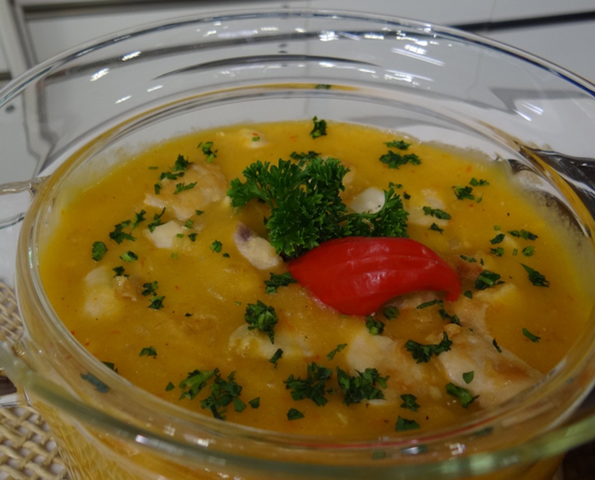Bobó de Frango Rápido e de Abóbora