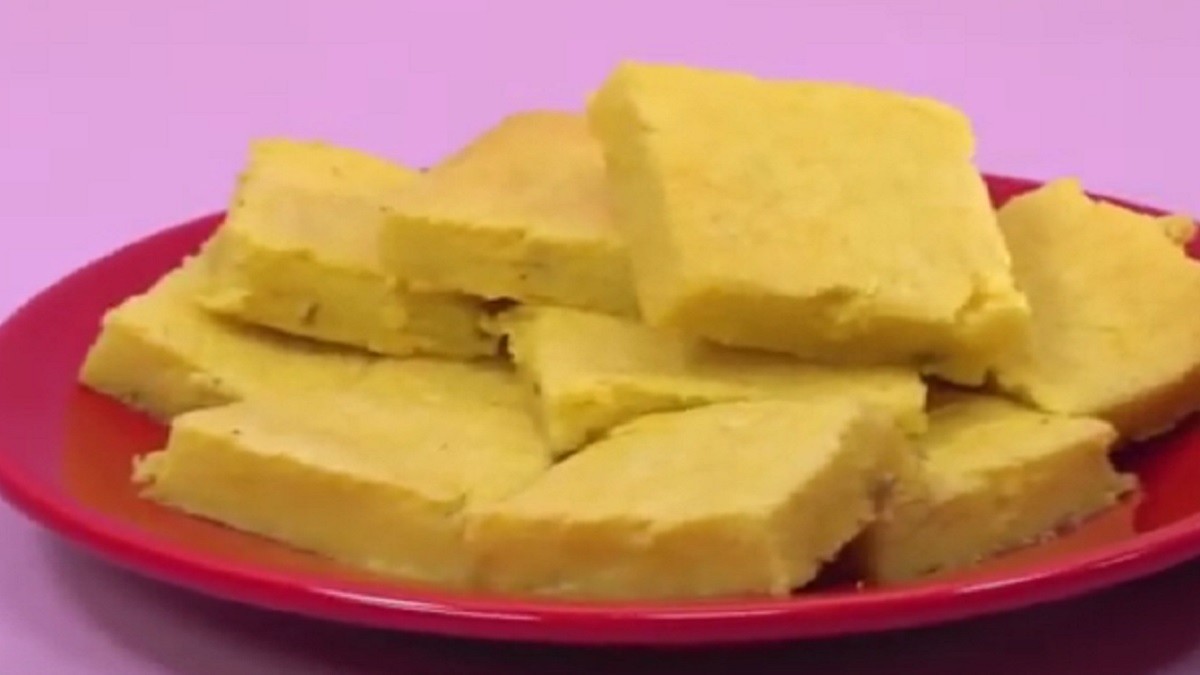 Bolo de fubá cremoso diet e sem glúten | Doces | Receitas