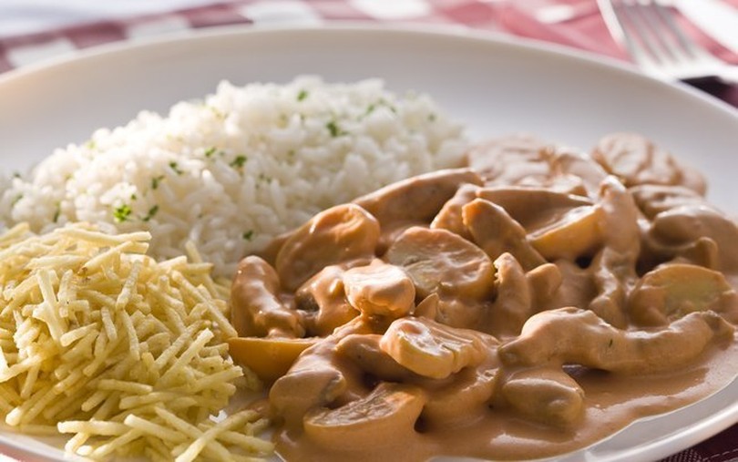 strogonoff de frango simples