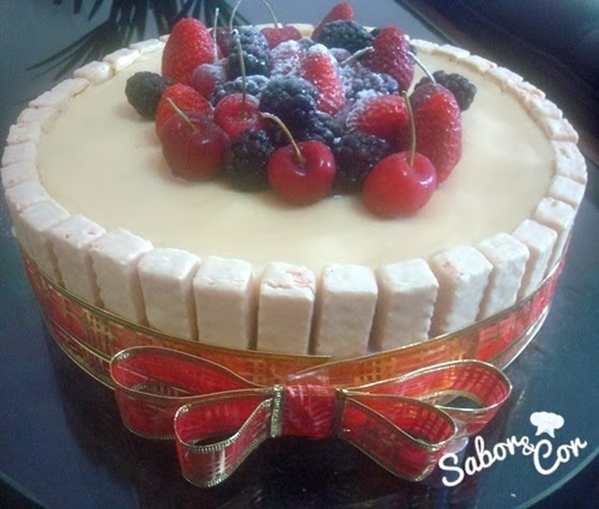 Torta Bis Especial de Frutas Vermelhas com Chocolate Branco | Tortas ...