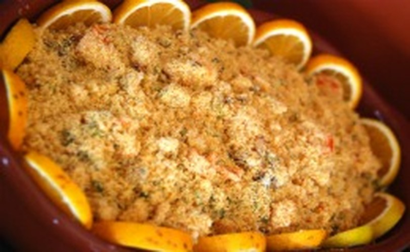 farofa para comer feijoada