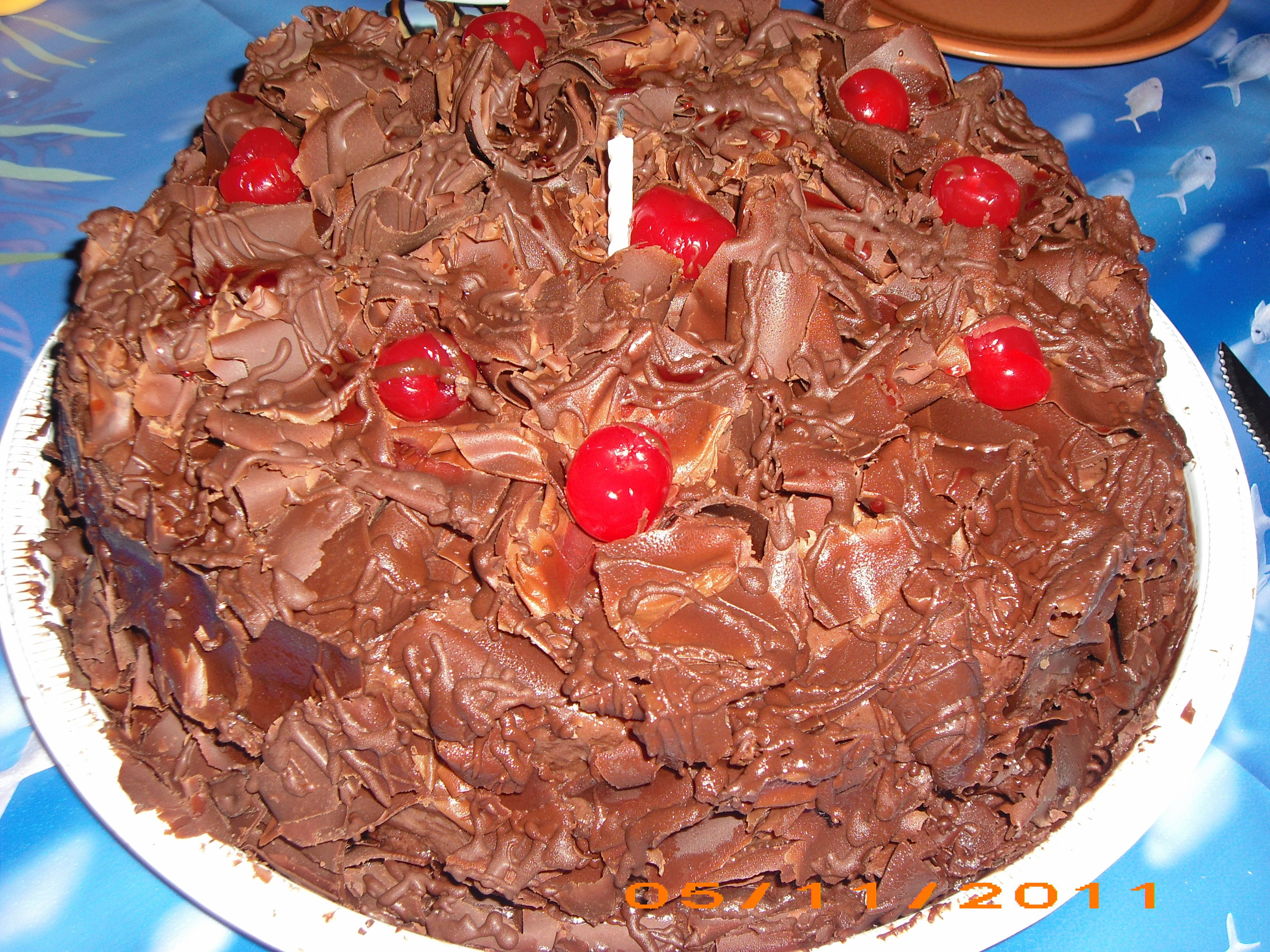 Torta Gelada de Biscoito Cream Cracker com Chocolate. | Receitas