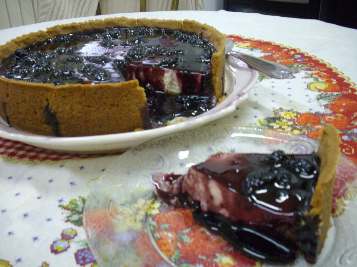 TORTA DE RICOTA COM AMORAS DA OLGA E TECA | Tortas | Receitas