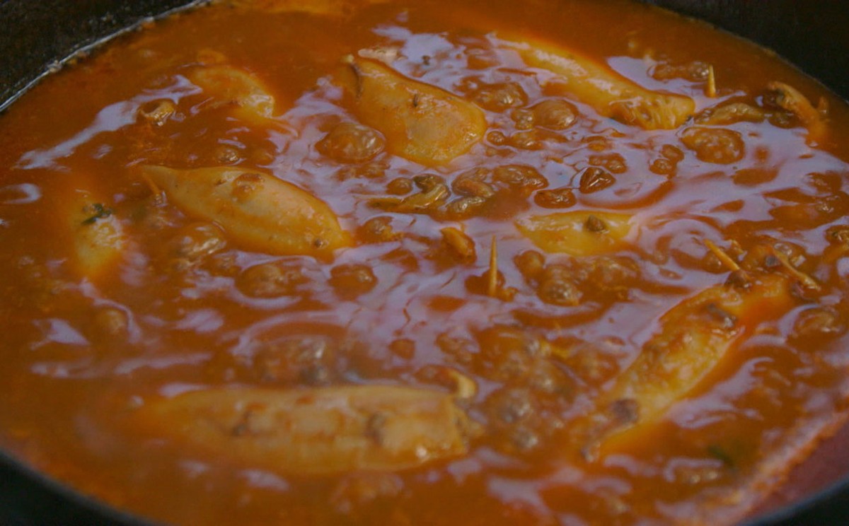 Lula recheada com camarão e shimeji | Tempero de Família | Receitas