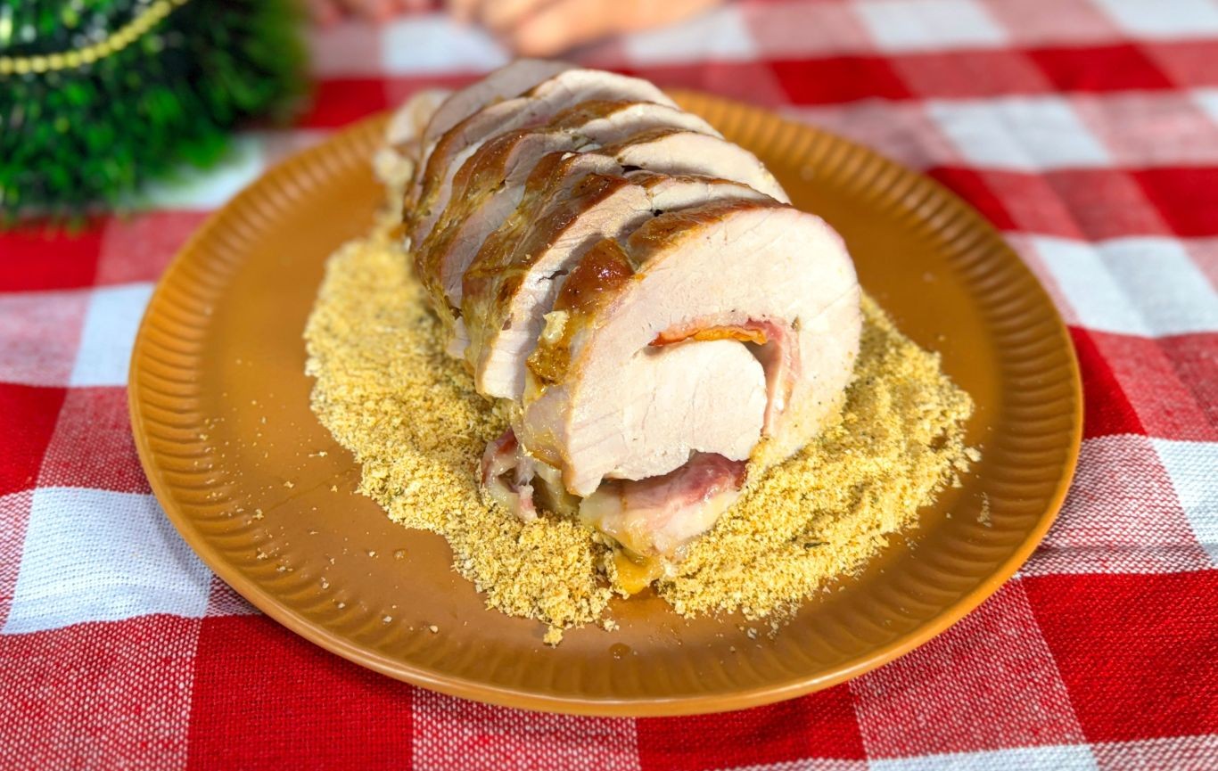 Pernil recheado: receita fácil e deliciosa para o Natal | Receitas