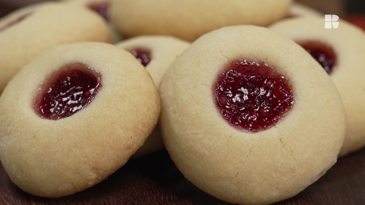 Biscoito com geleia | Doces e sobremesas | Receitas