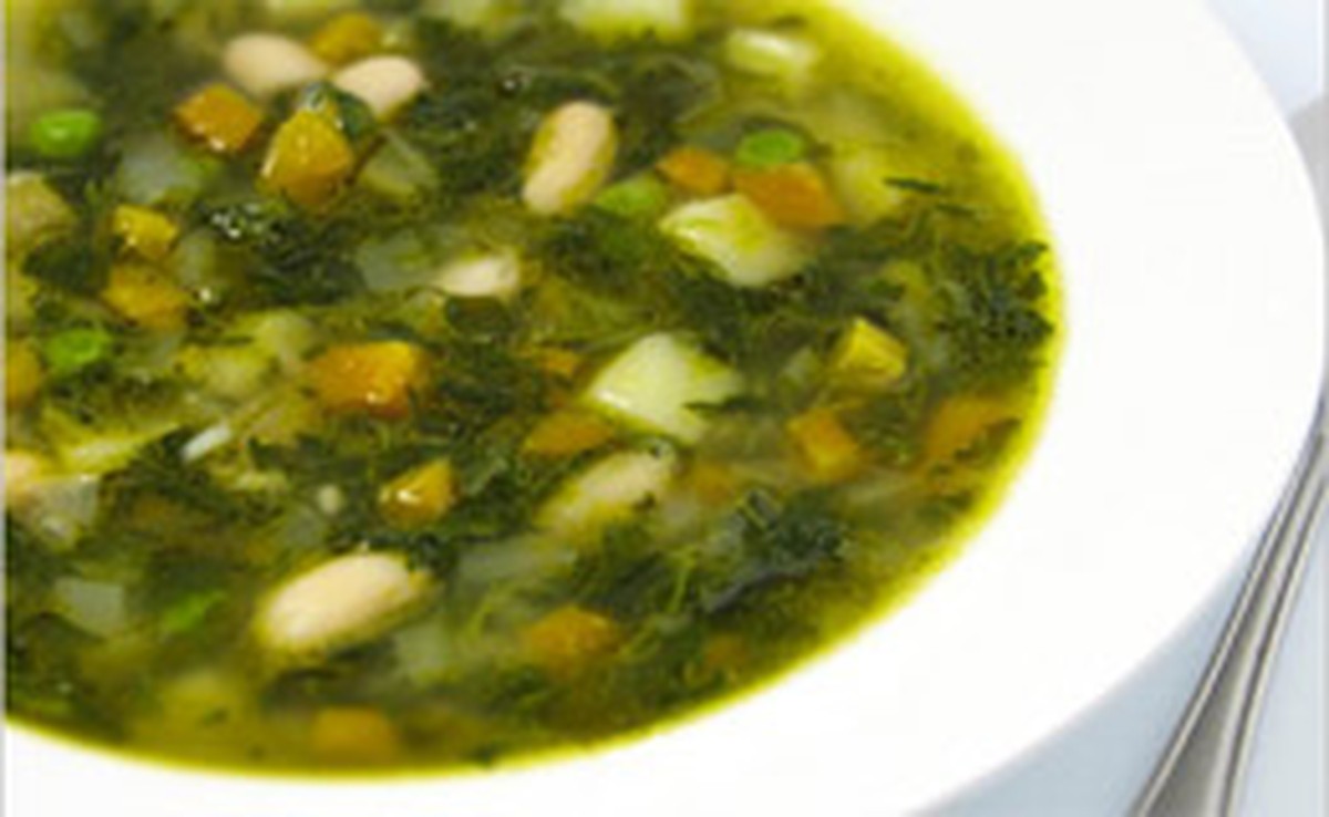 Sopa de chuchu com espinafre | Caldos e Sopas | Receitas