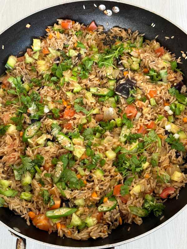 Arroz maria isabel vegana | Receitas