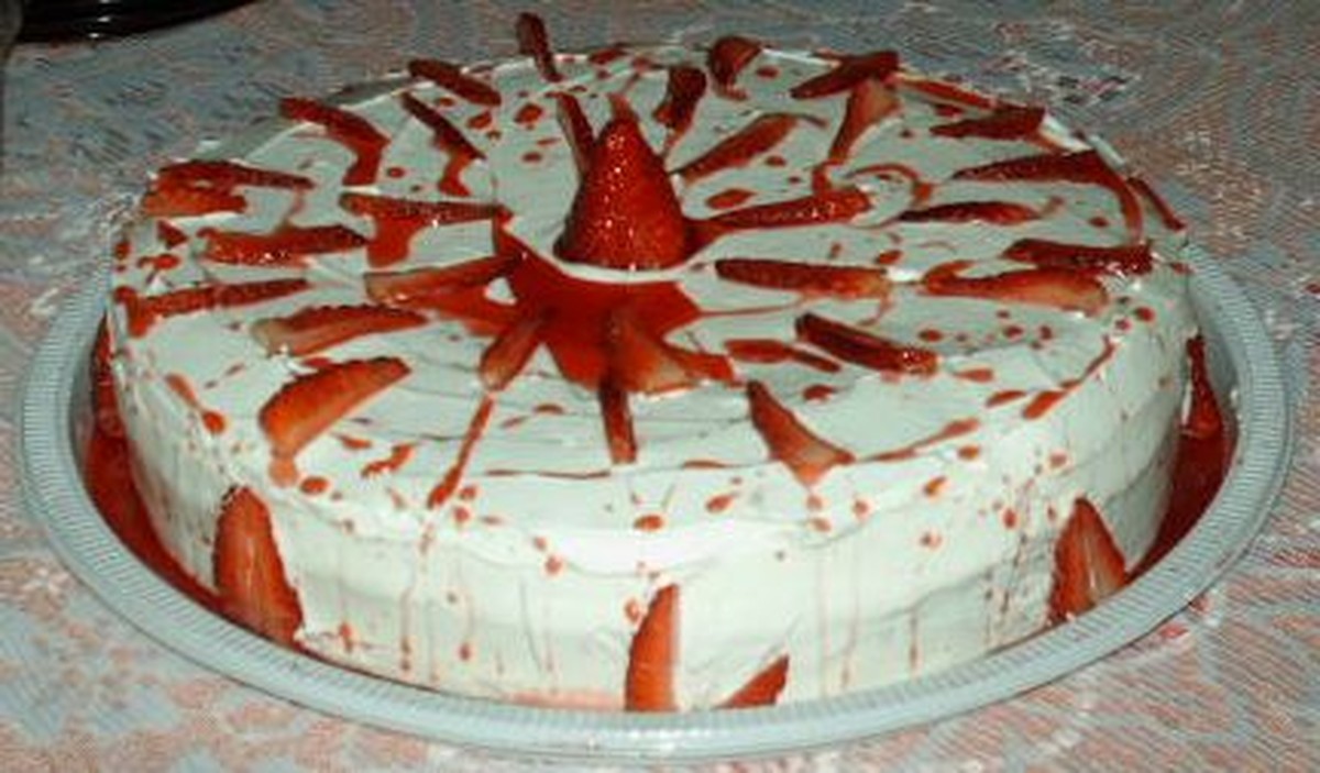 Bolo de Morango | Bolos | Receitas