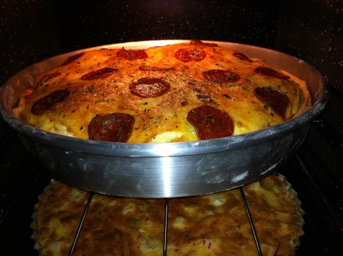 Quiche de Pepperoni | Acompanhamentos | Receitas