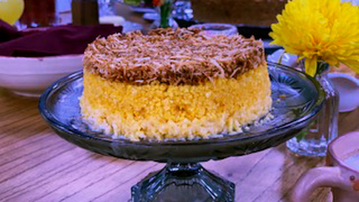Cuscuz doce com coco | Mais Você | Receitas
