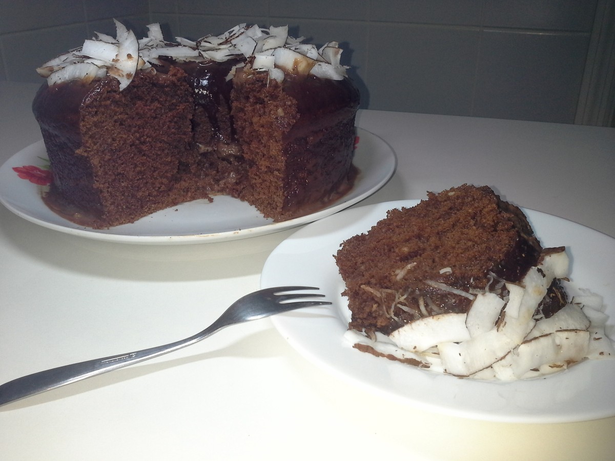 Bolo de Chocolate e Coco “Fofíssimo | Bolos | Receitas