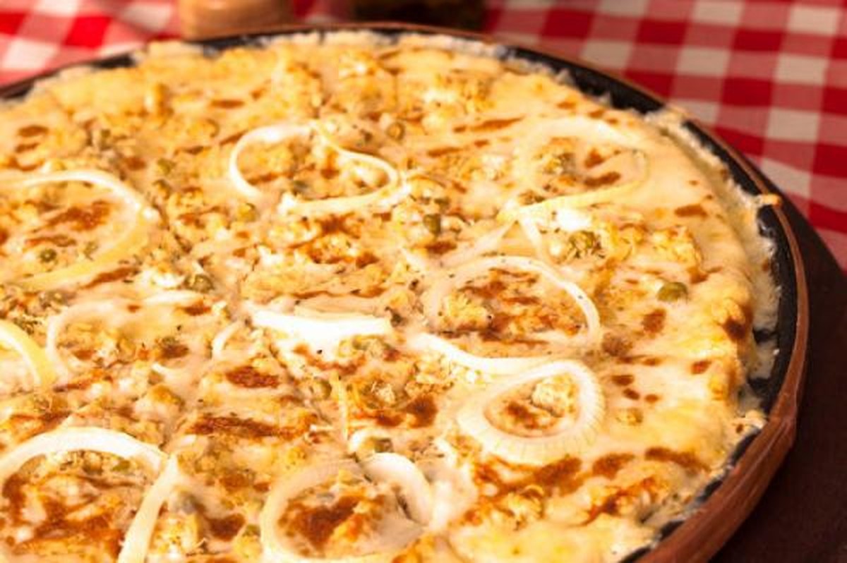 Pizza de frango com catupiry | Pizzas | Receitas