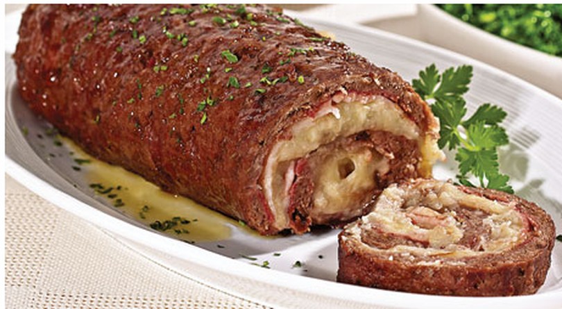 Rocambole de carne moida com pure de batata | Receitas