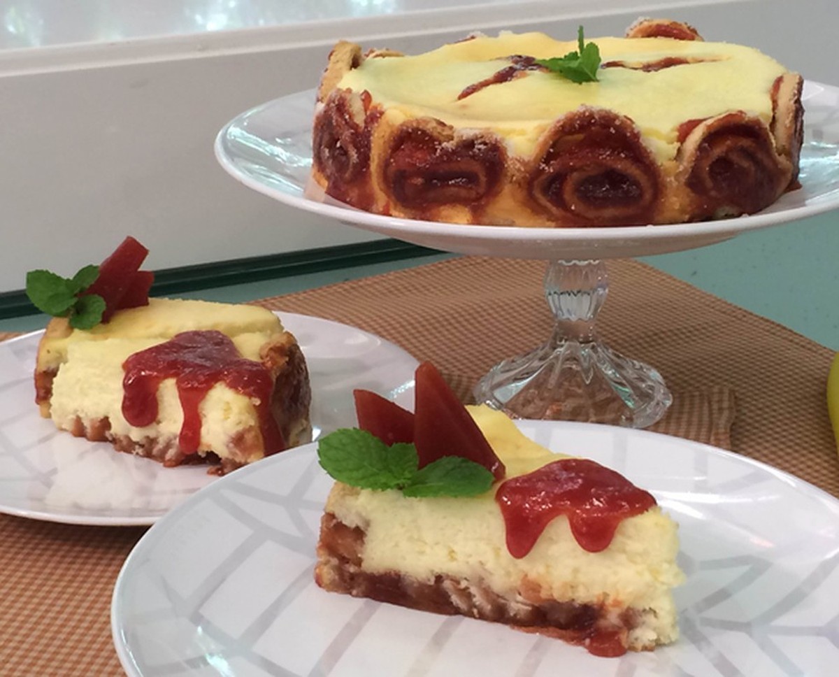 Cheesecake de rolo da Ana Maria Braga | Mais Você | Receitas
