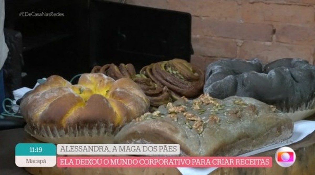 Pão azul da Alessandra Lucas