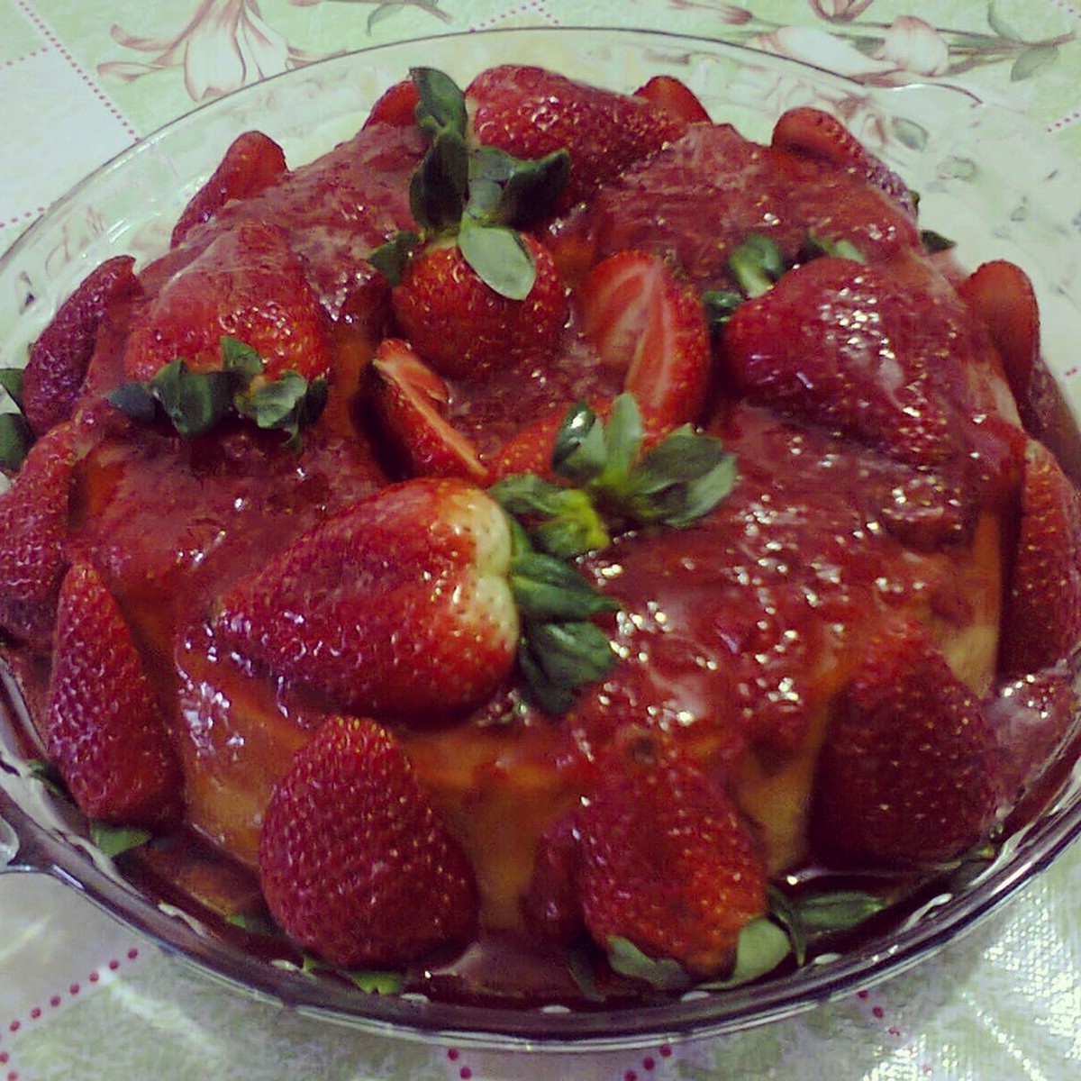 Pudim de Morango | Doces e sobremesas | Receitas