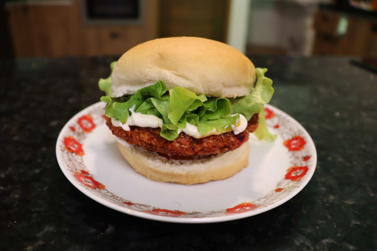 Hambúrguer de lentilha do Matheus Rocha | Vegetariana | Receitas